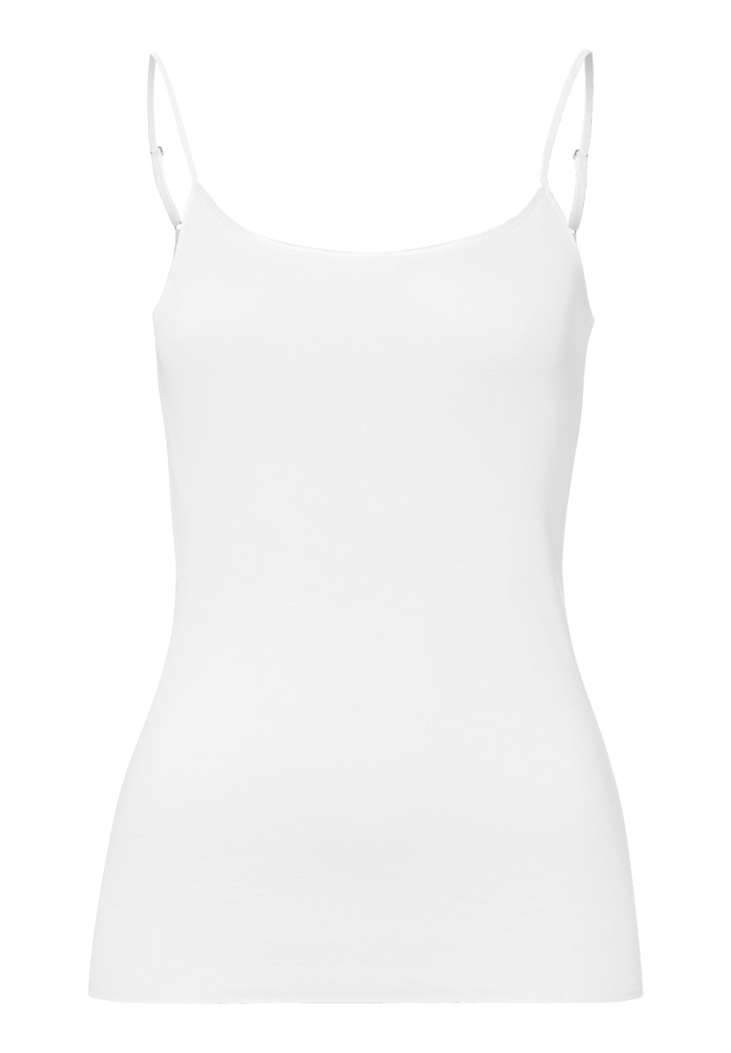 Cotton Seamless Round Neck Cotton Camisole | White 71600-101 – HANRO