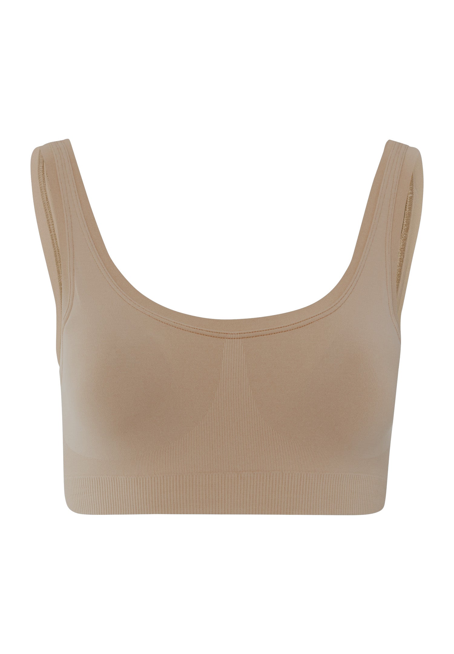 Touch Feeling Crop Top Padded | Deep Taupe 71806-2828 – HANRO