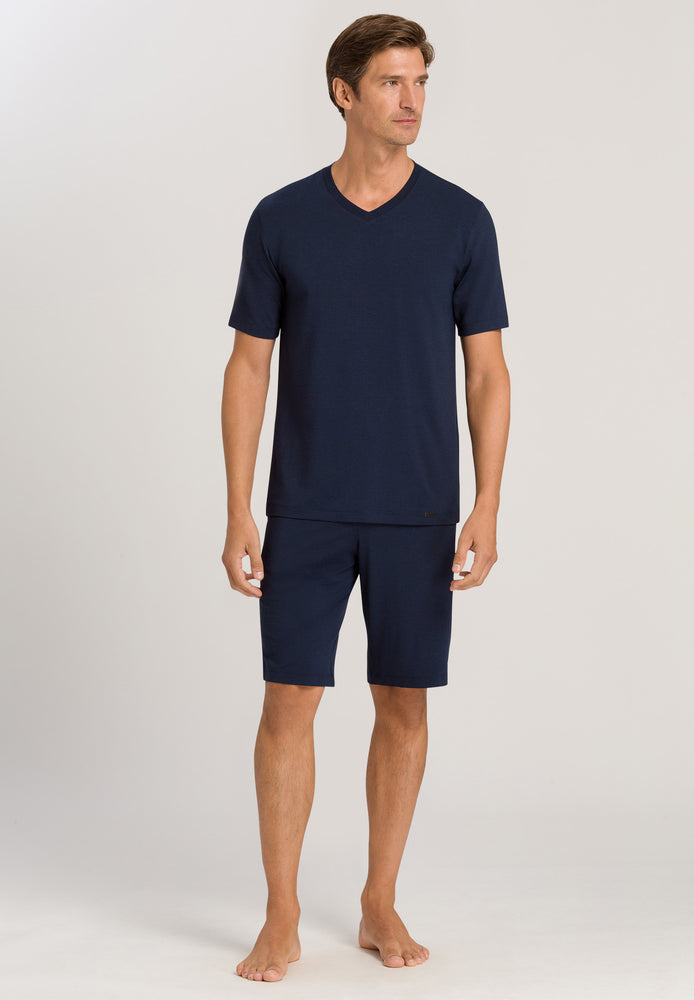 Casuals Drawstring Shorts | Deep Navy 75039-1610 – HANRO